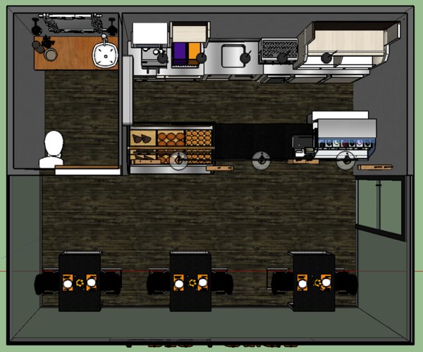 Restaurant SketchUp Models for Download | TurboSquid