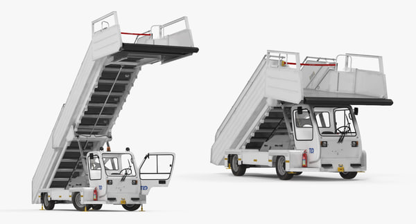 passenger steps car tld 3d c4d