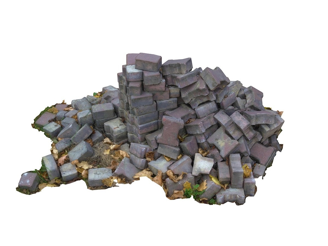 obj concrete barricade pack 25