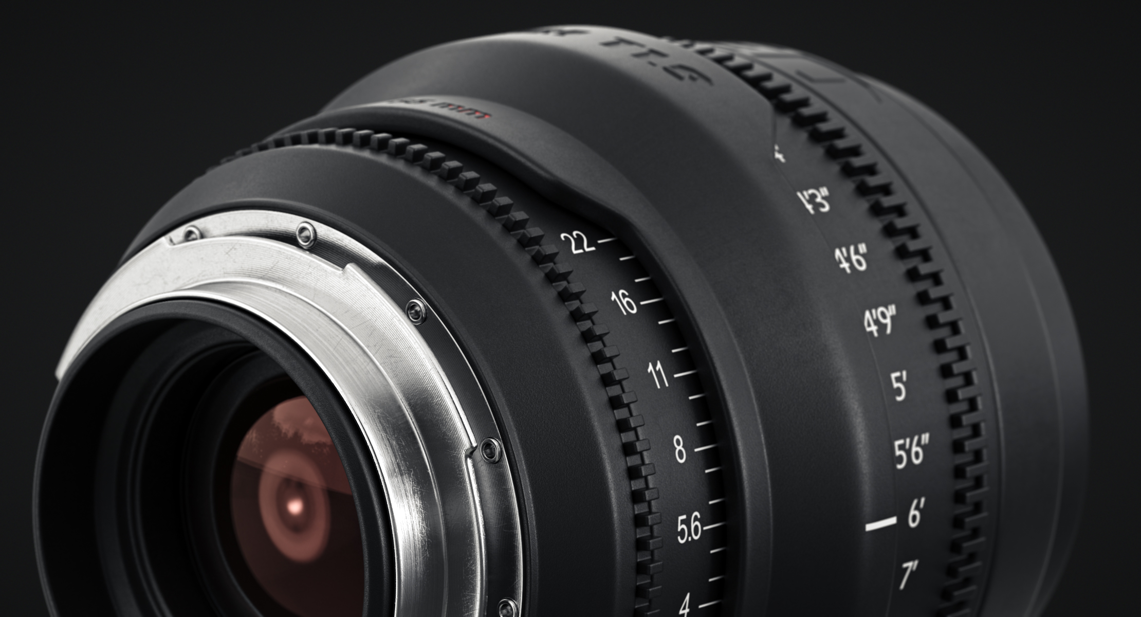 3d camera lens red epic model