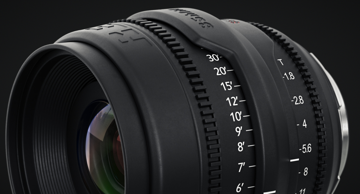 3d camera lens red epic model