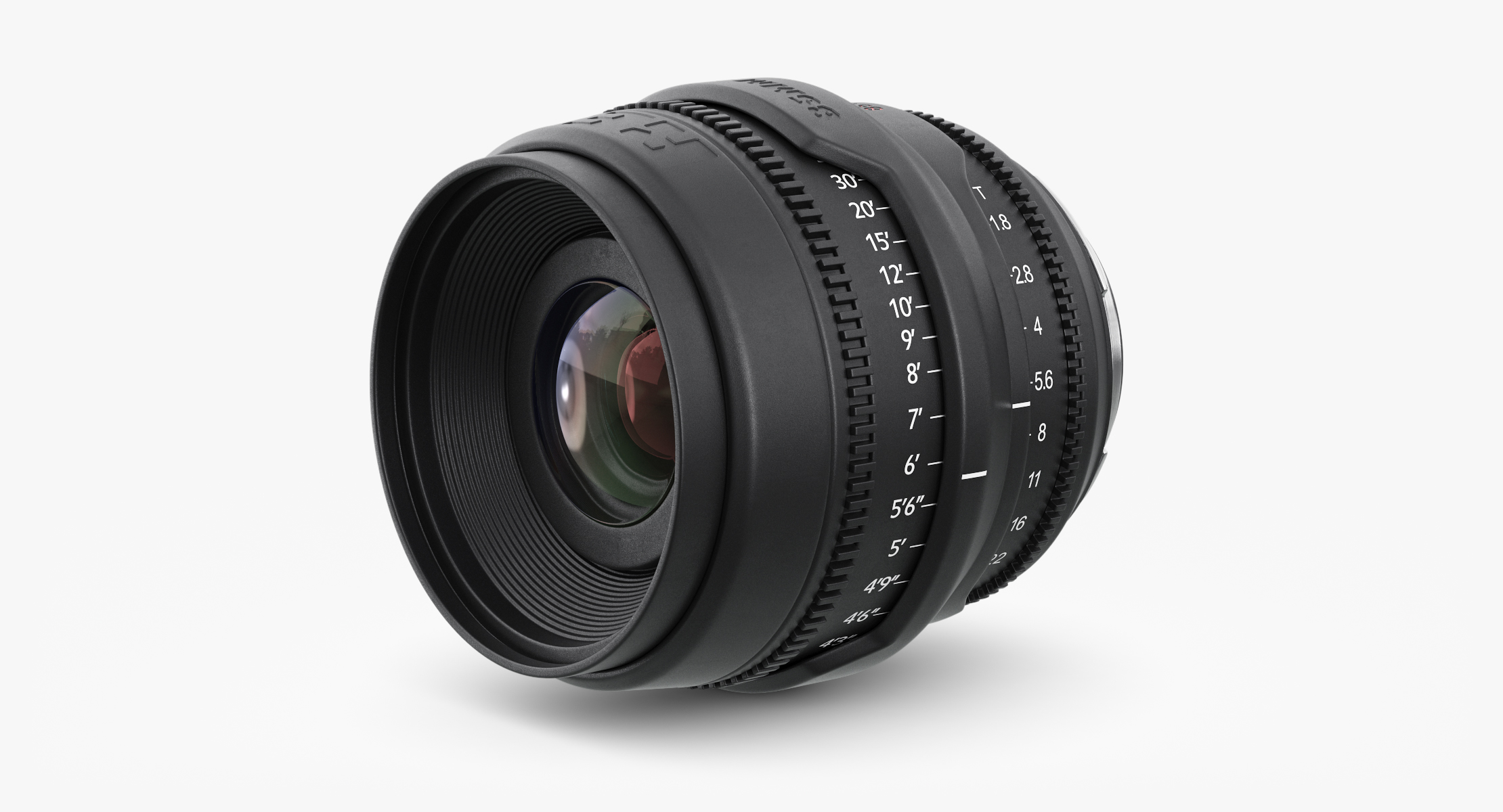 3d camera lens red epic model