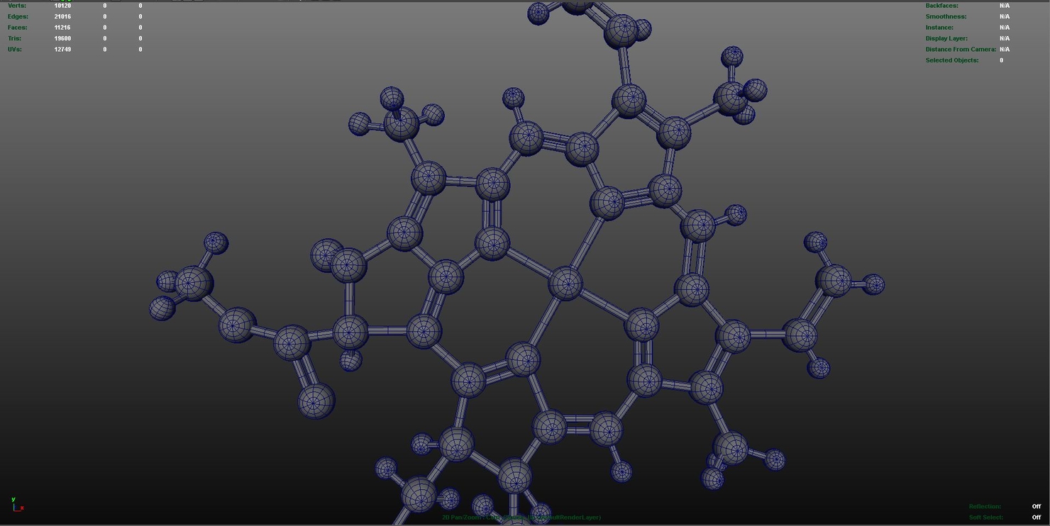 3d chlorophyll structure