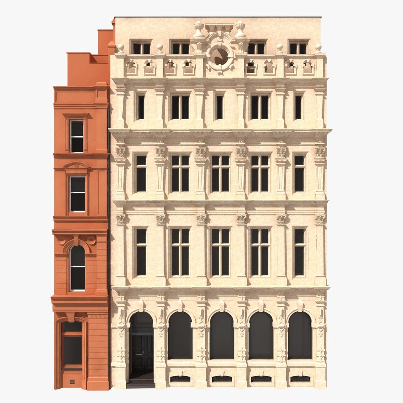 building facade london 3d x