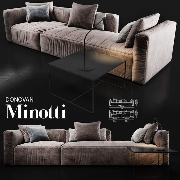 3D Minotti Models | TurboSquid