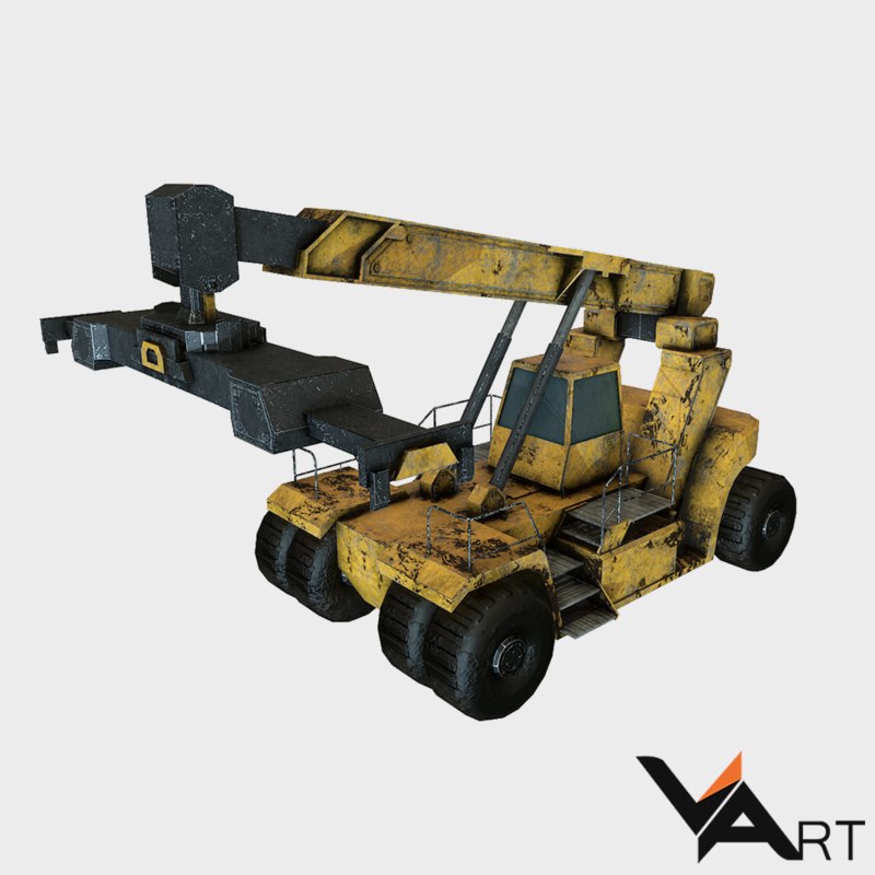 reach stacker 3d model