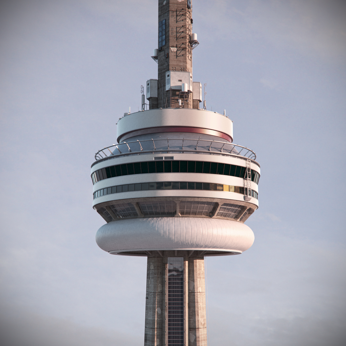 3d model toronto cn tower