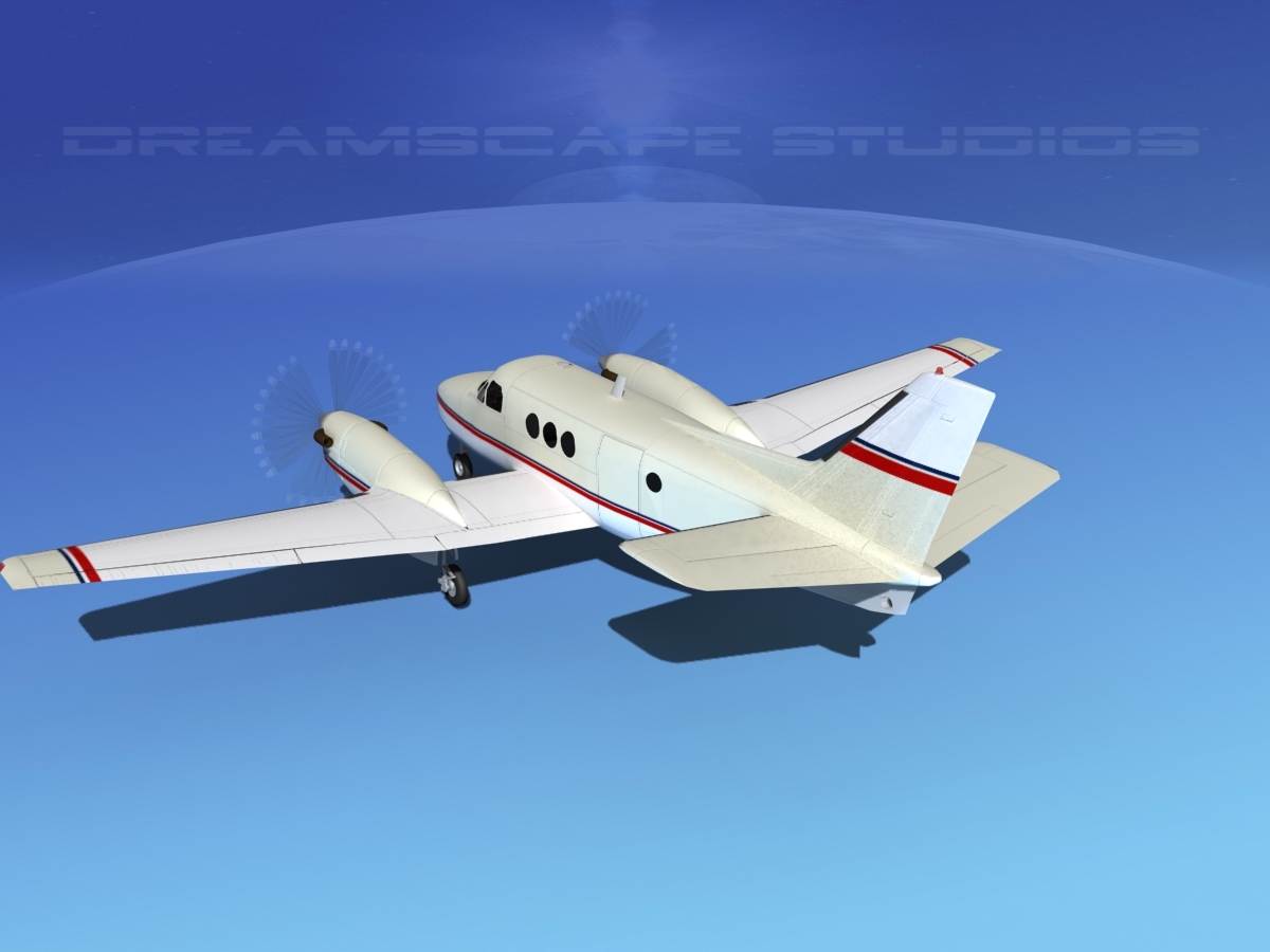 3d propellers beechcraft c100 king air model