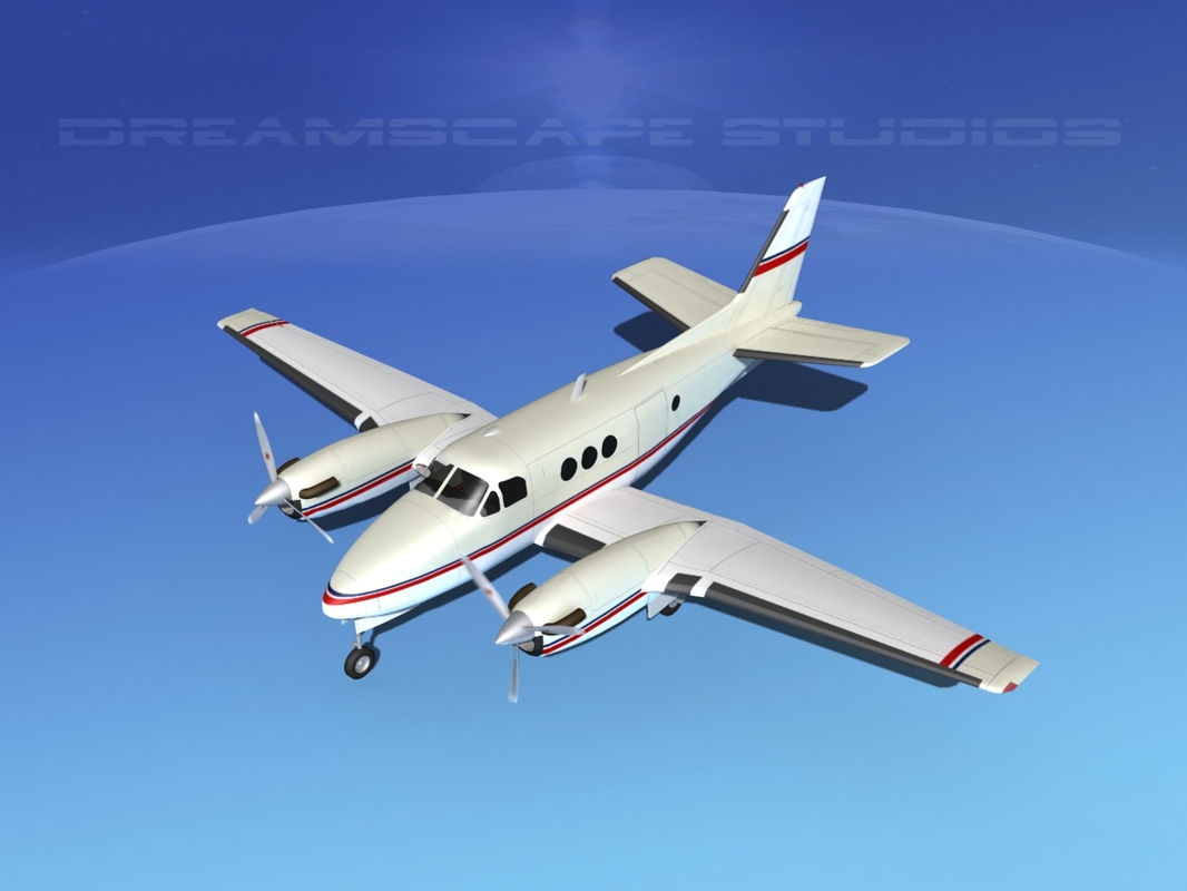 3d propellers beechcraft c100 king air model