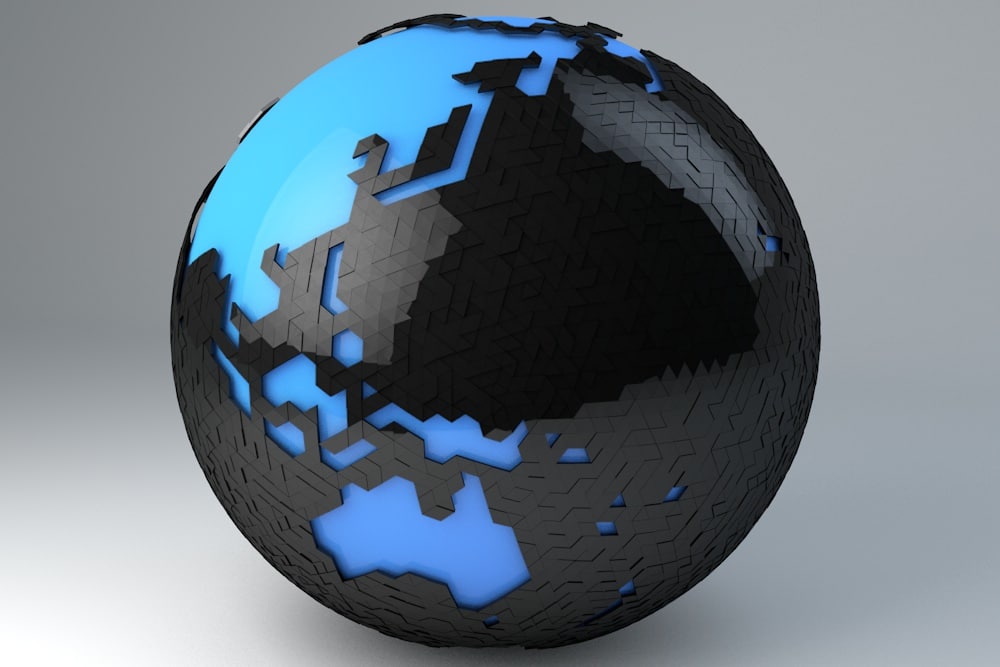 3d minimal design modern earth model