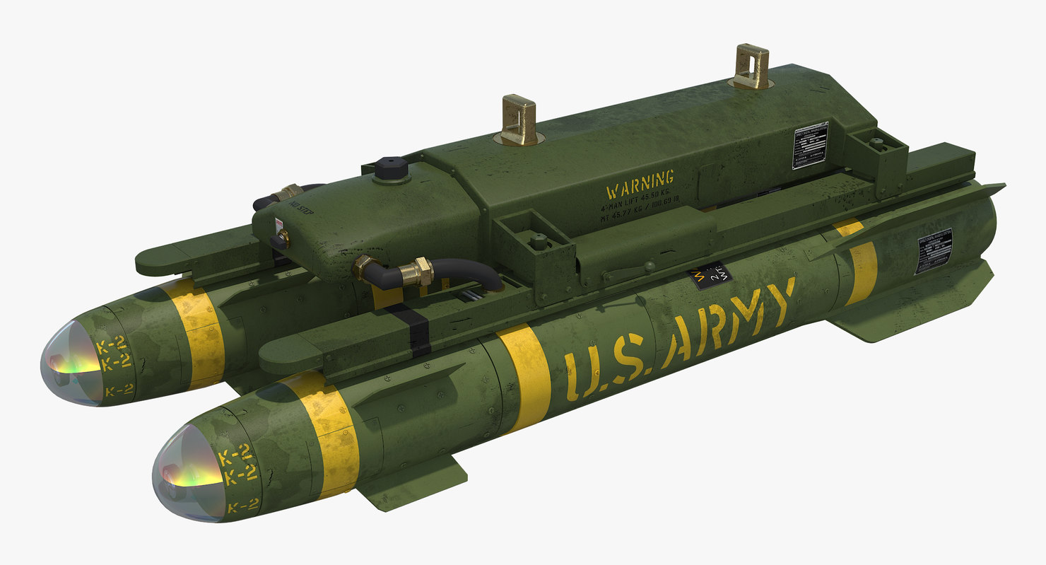 3d agm-114 hellfire missile