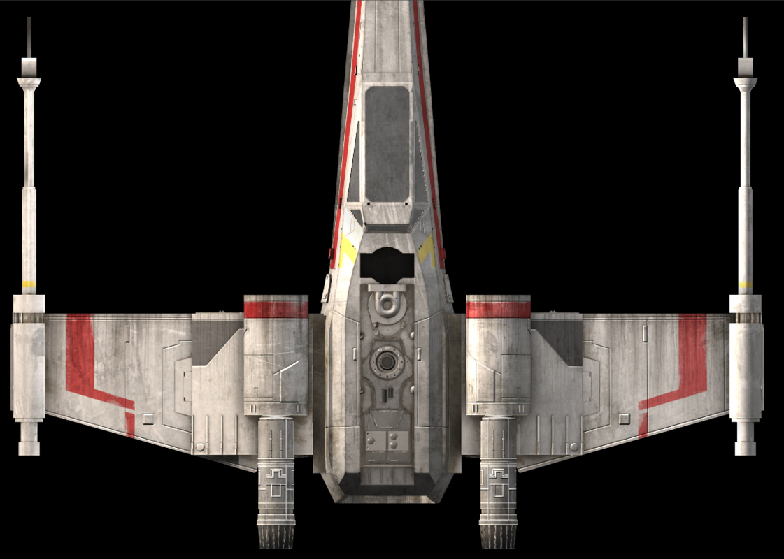 star wars x-wing r2-d2 3d obj