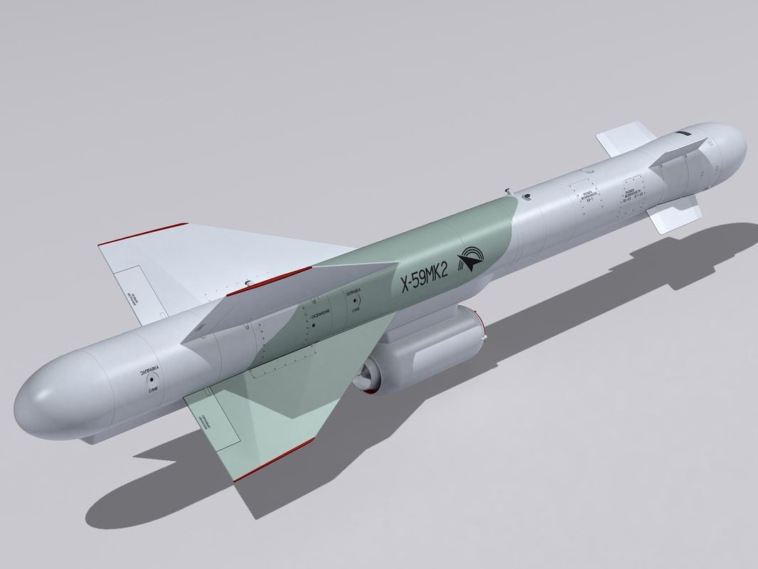 Kh-59MK2导弹。3D模型 - TurboSquid 1097525
