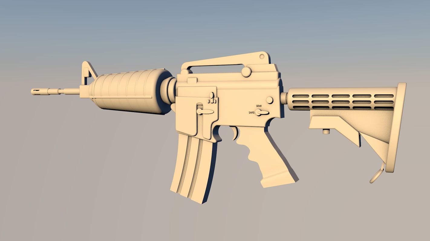 m4 carbine 3d model