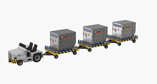 3d airport tug clark ct30