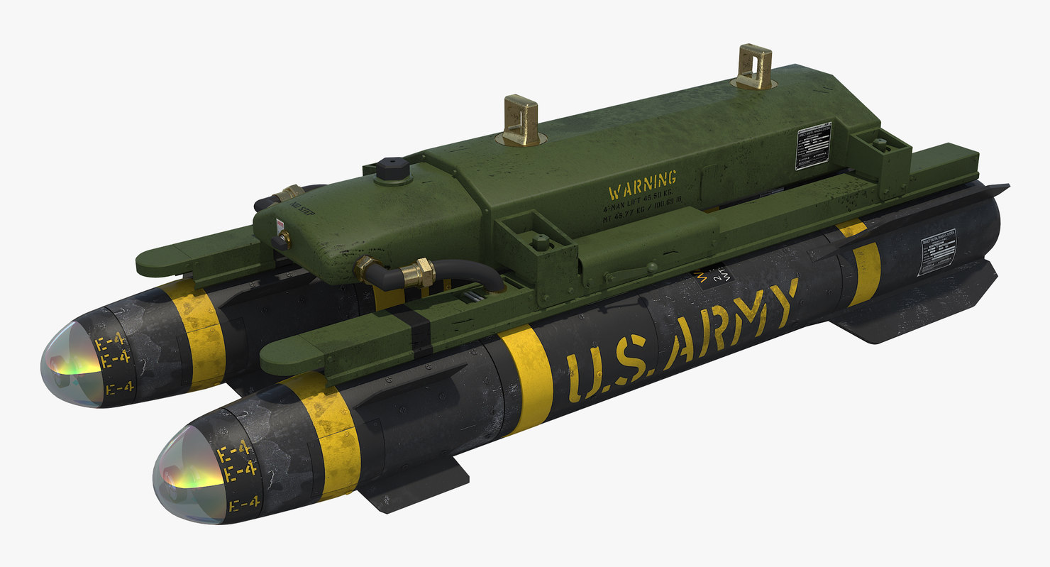 3d model agm-114 hellfire missile 1