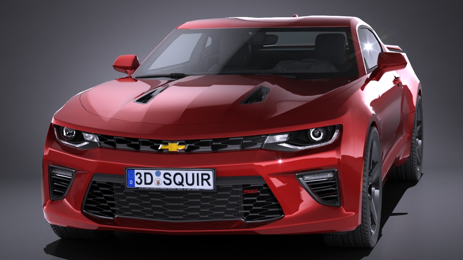 hq chevrolet camaro 3d 3ds