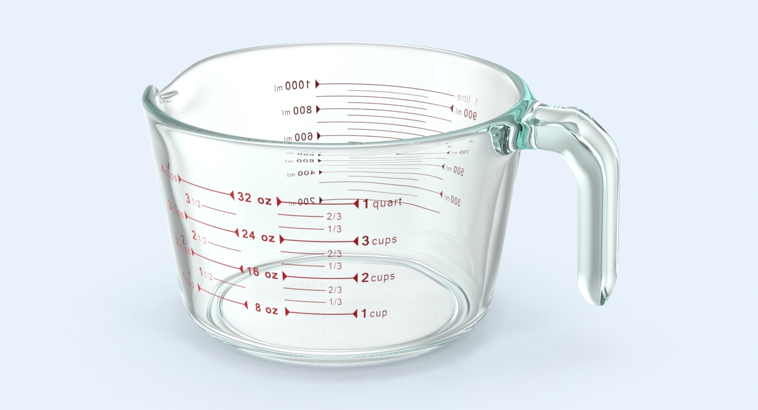 max measuring cup glass