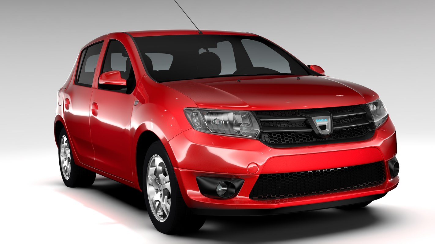 3d model dacia sandero 2015