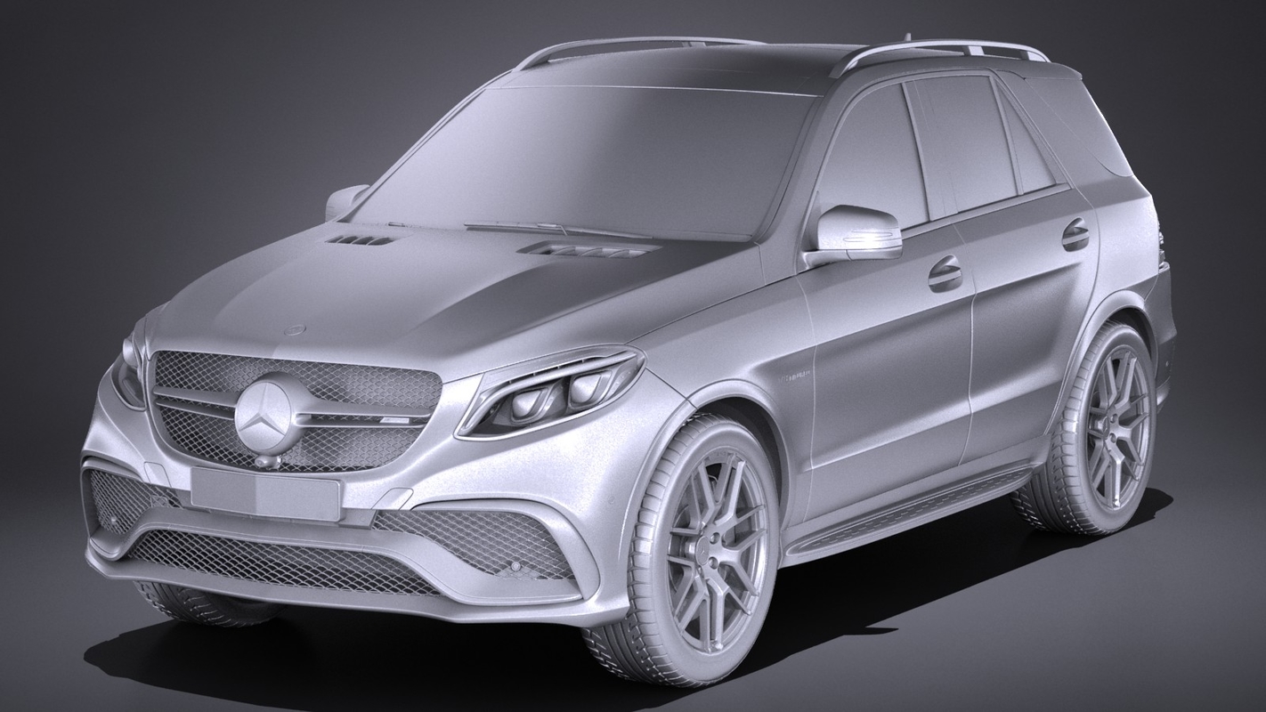 mercedes amg gle63s 3d obj