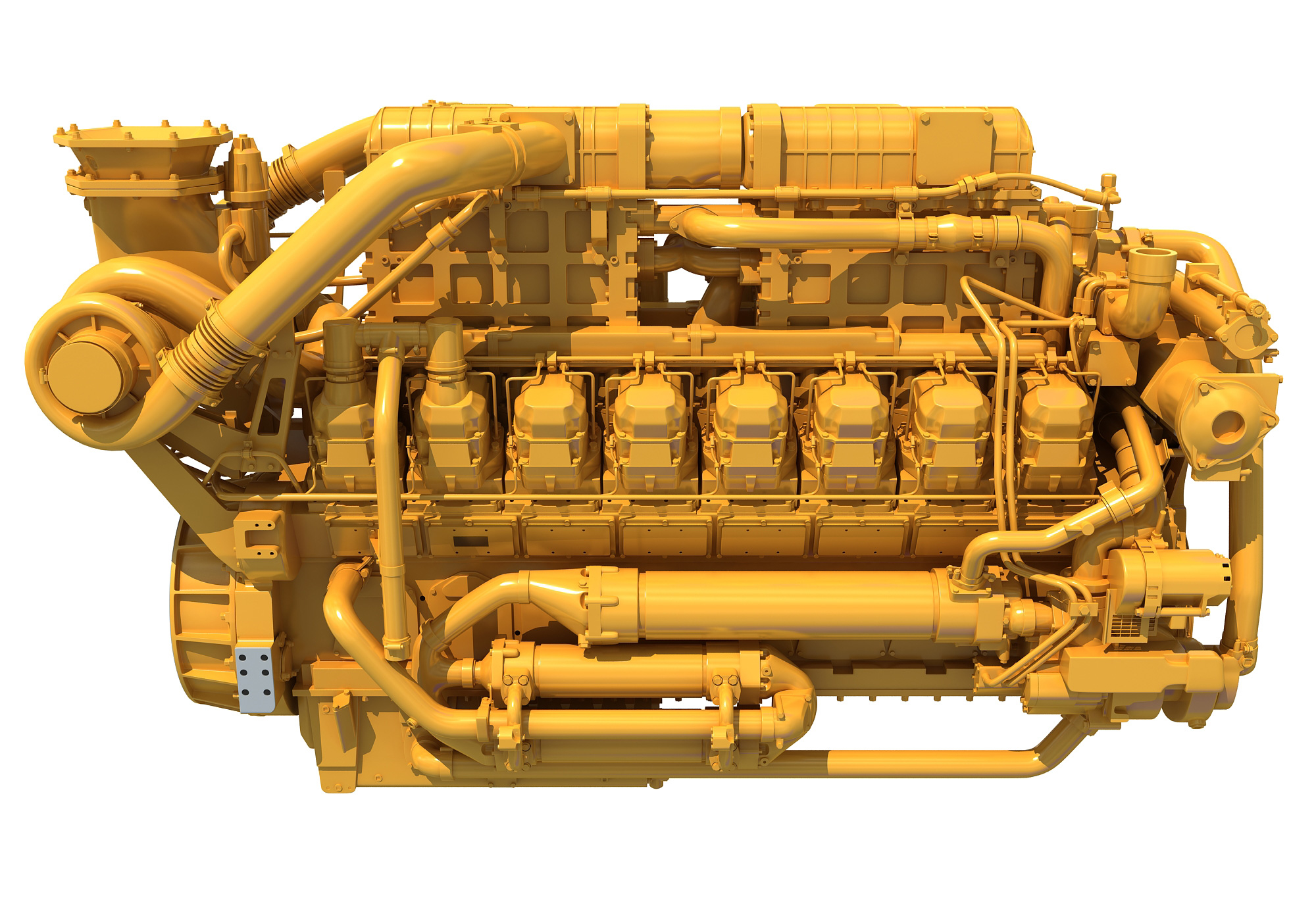 heavy duty engine 3d 3ds