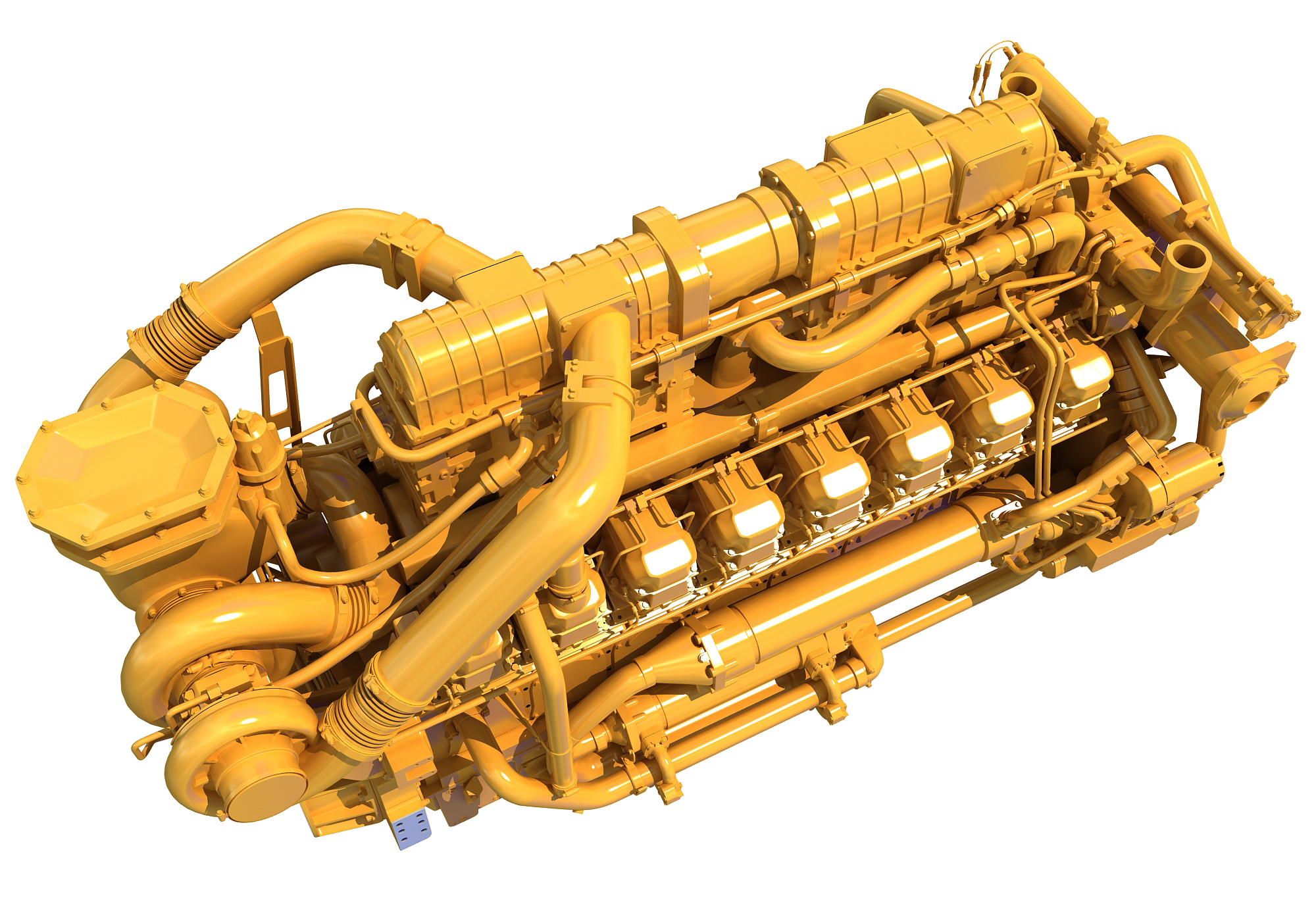 heavy duty engine 3d 3ds