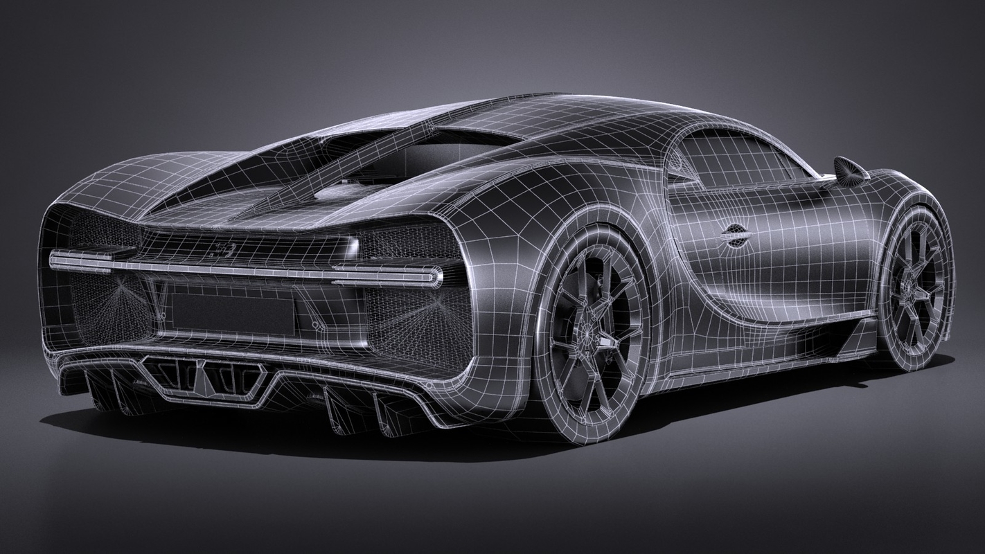 3d hq bugatti chiron