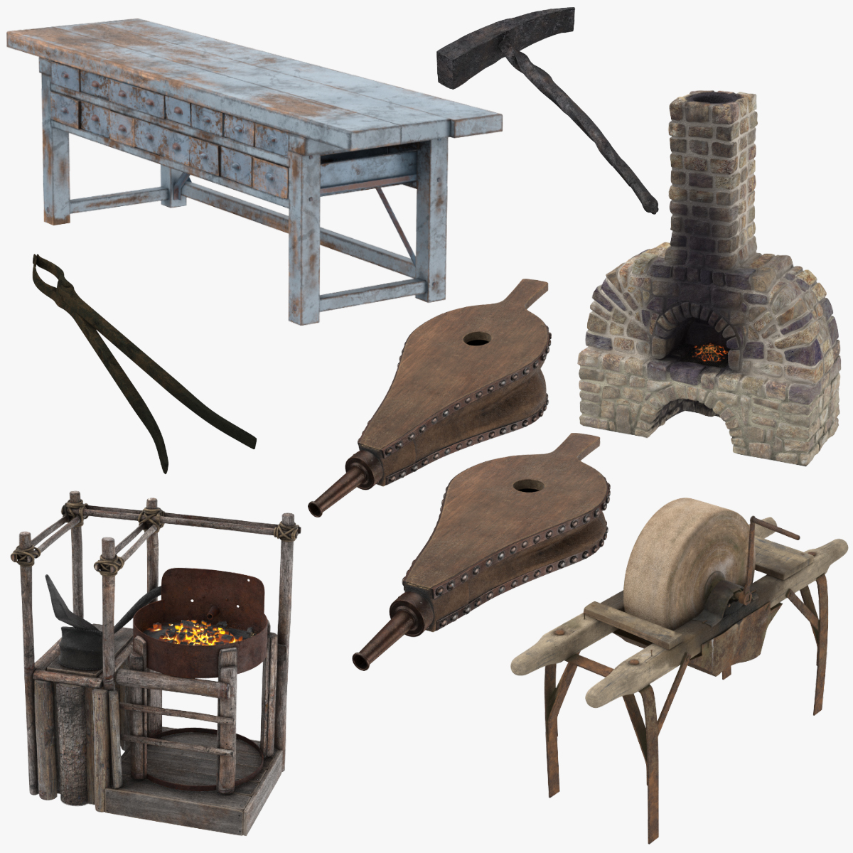blacksmith 01 3d model