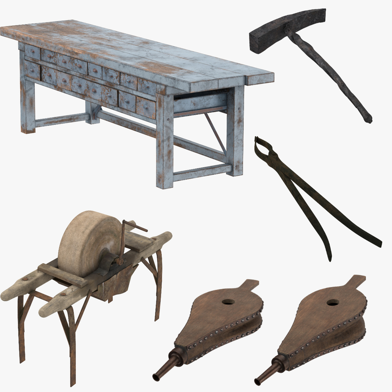 blacksmith table c4d