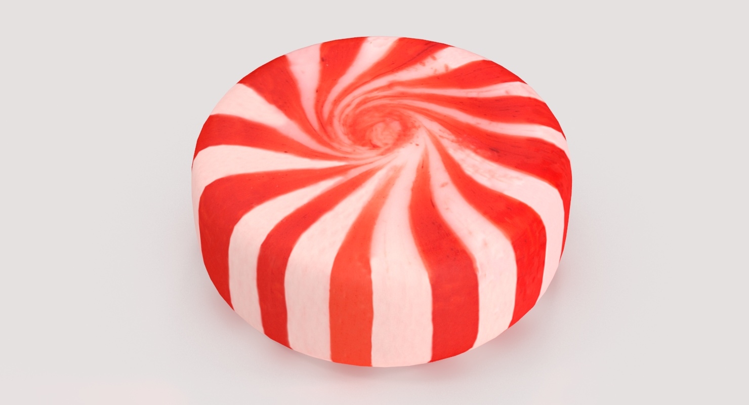 3d model mint peppermint
