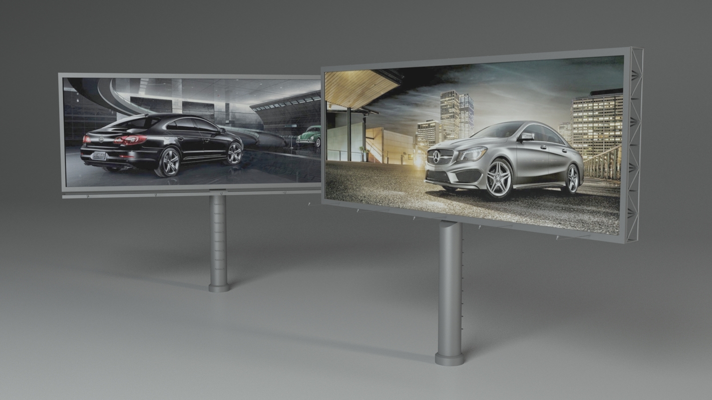 3d billboard model