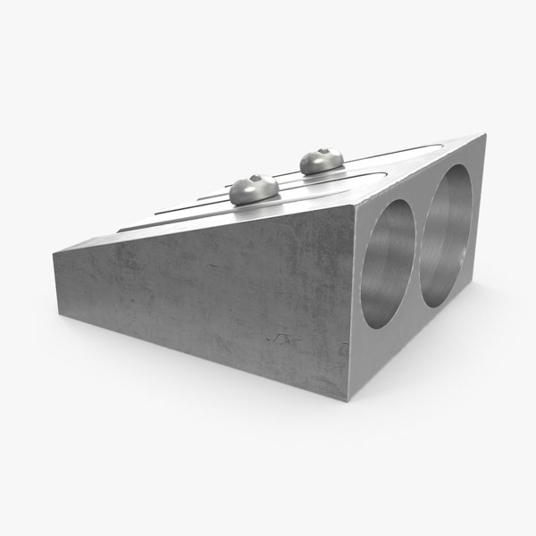 prism pencil sharpener 3d model