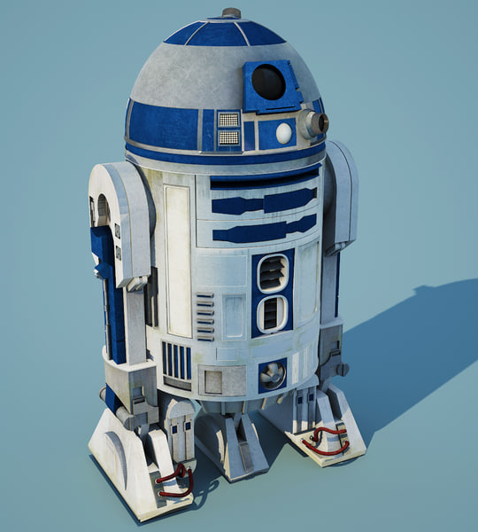 star wars x-wing r2-d2 3d obj