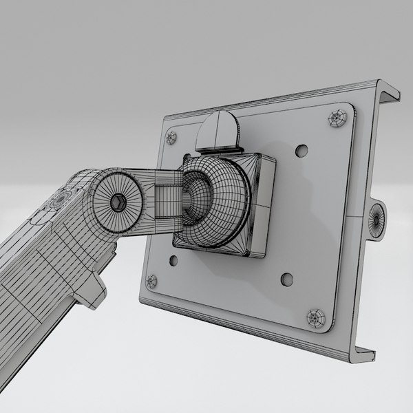 humanscale m2 monitor arm 3d model