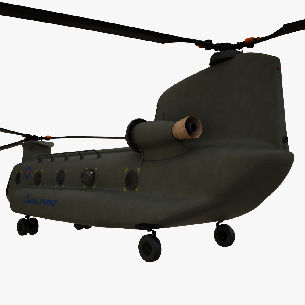 boeing ch-47 chinook 3d model