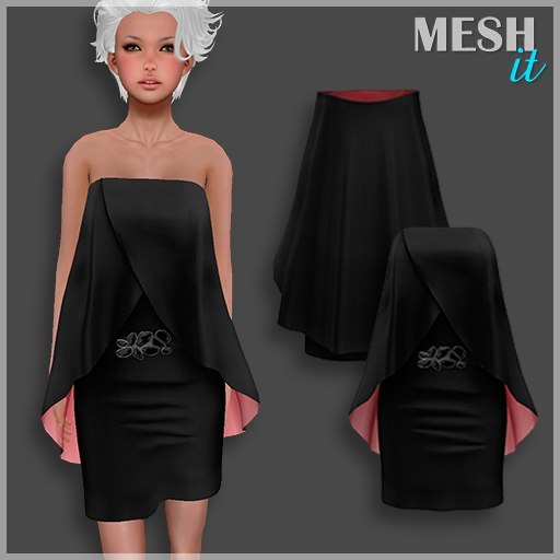 dress black 3ds