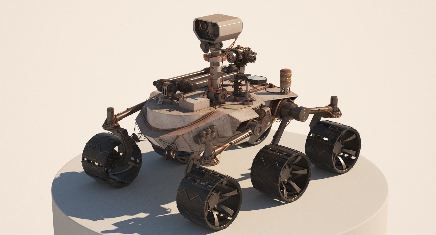 3d model general planetary rover