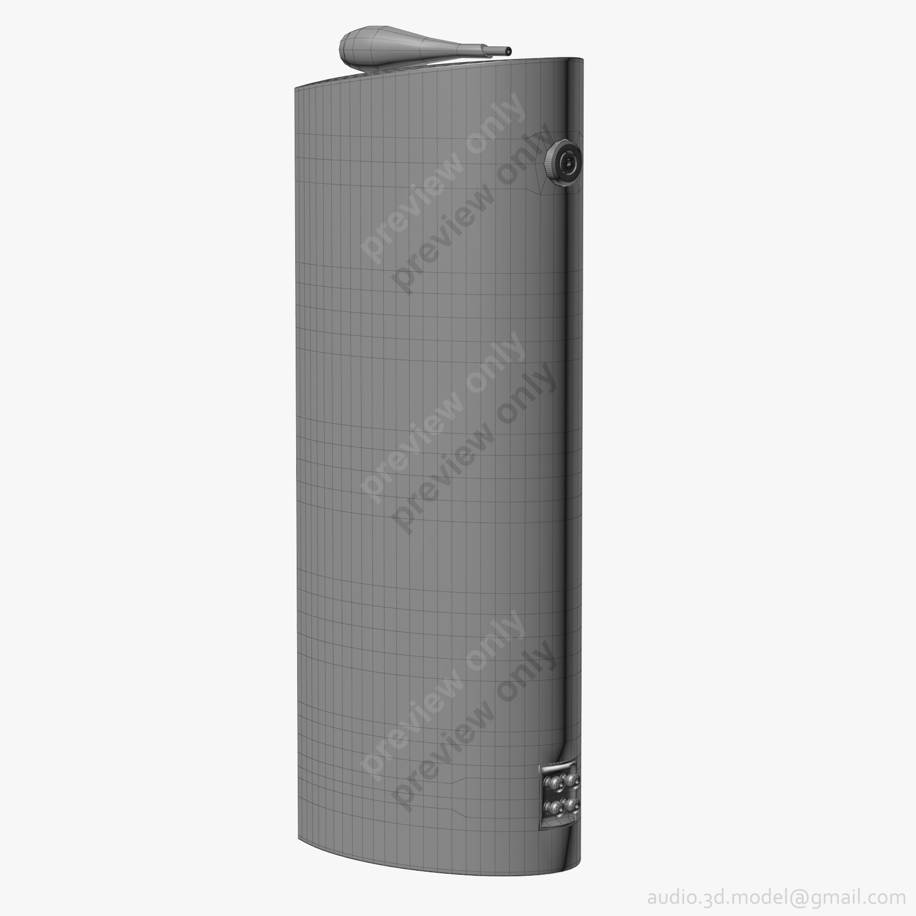 floorstanding bowers wilkins 803 3d max