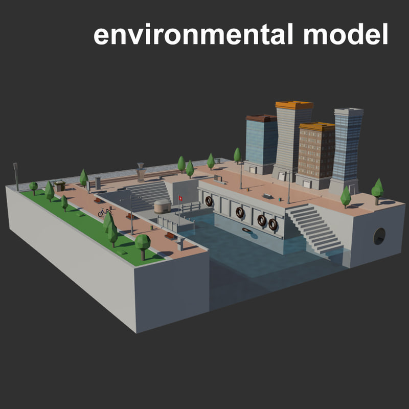 3d city environment