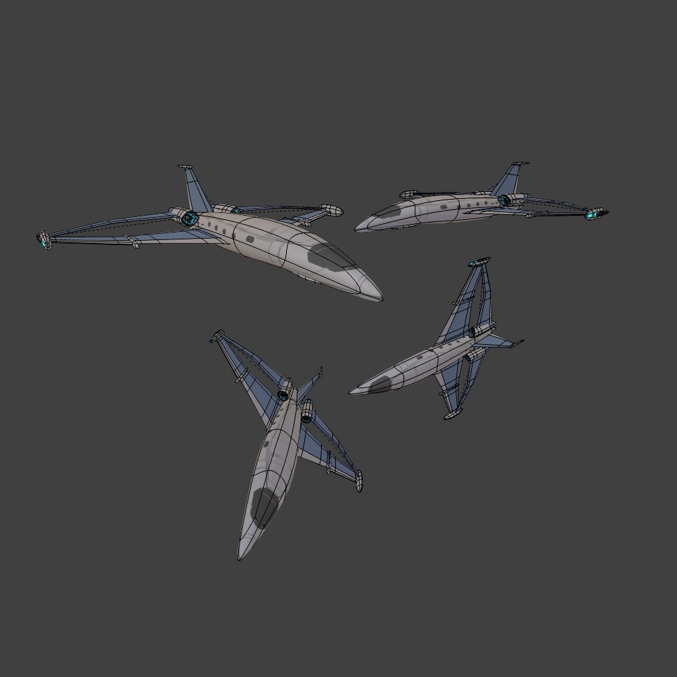 concept private jet blend free