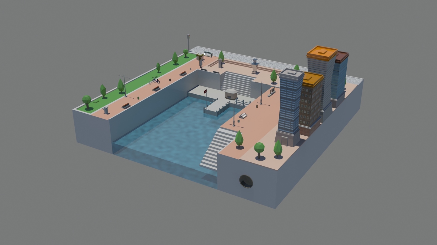 3d city environment