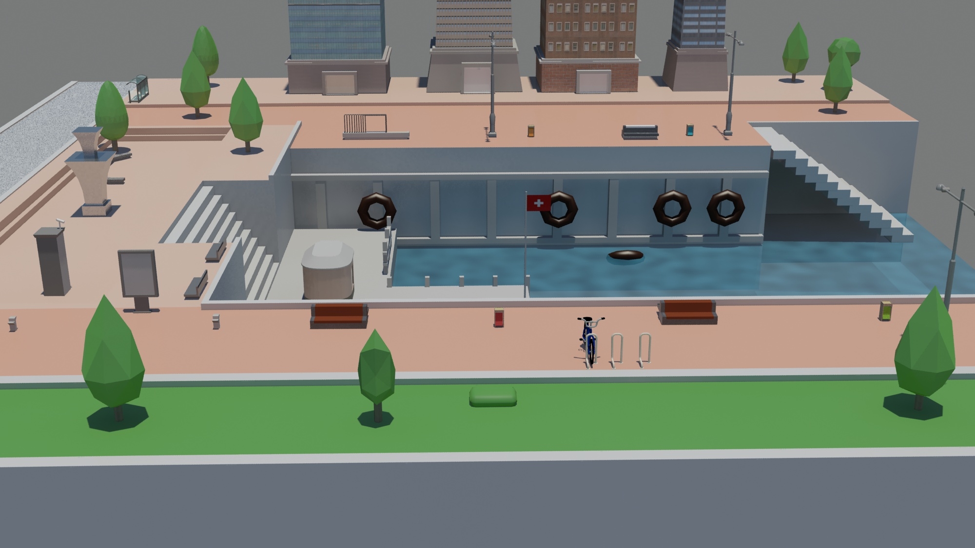 3d city environment