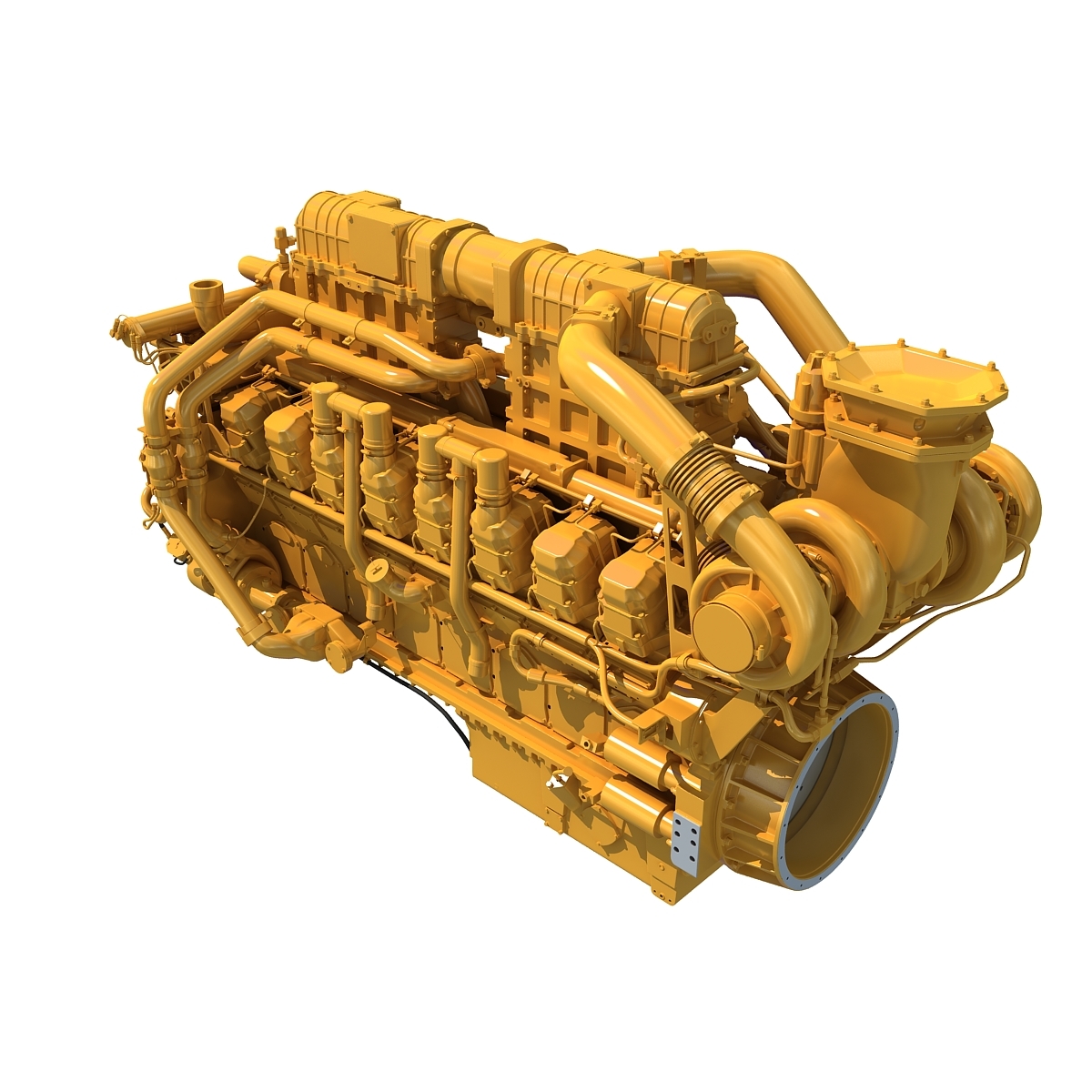 heavy duty engine 3d 3ds