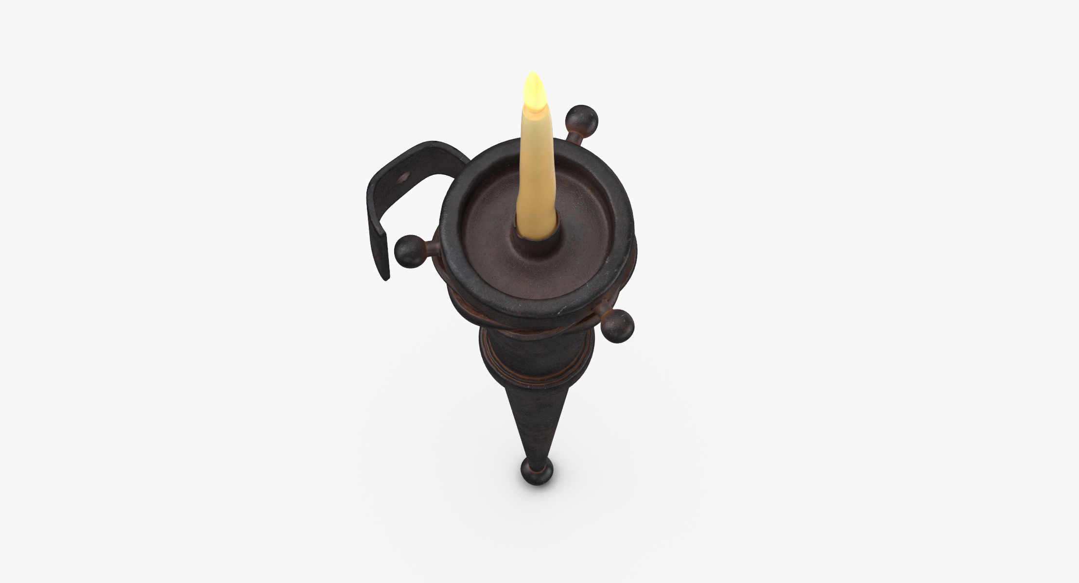 medieval candle wall sconces 3d max