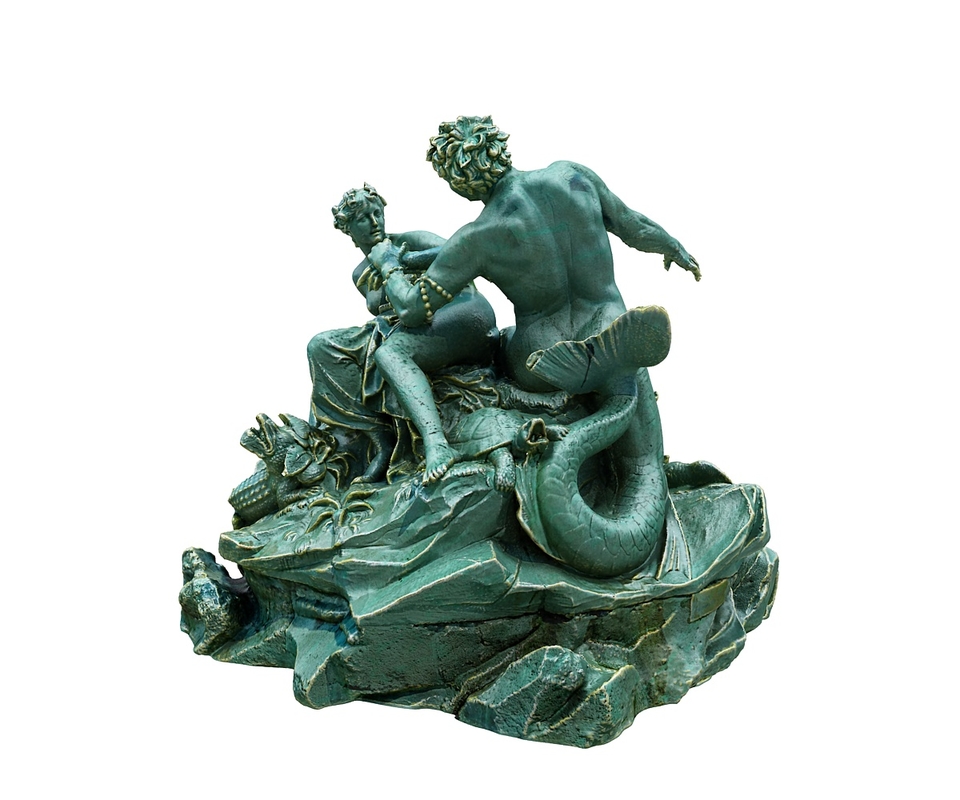 3d satyr statue model