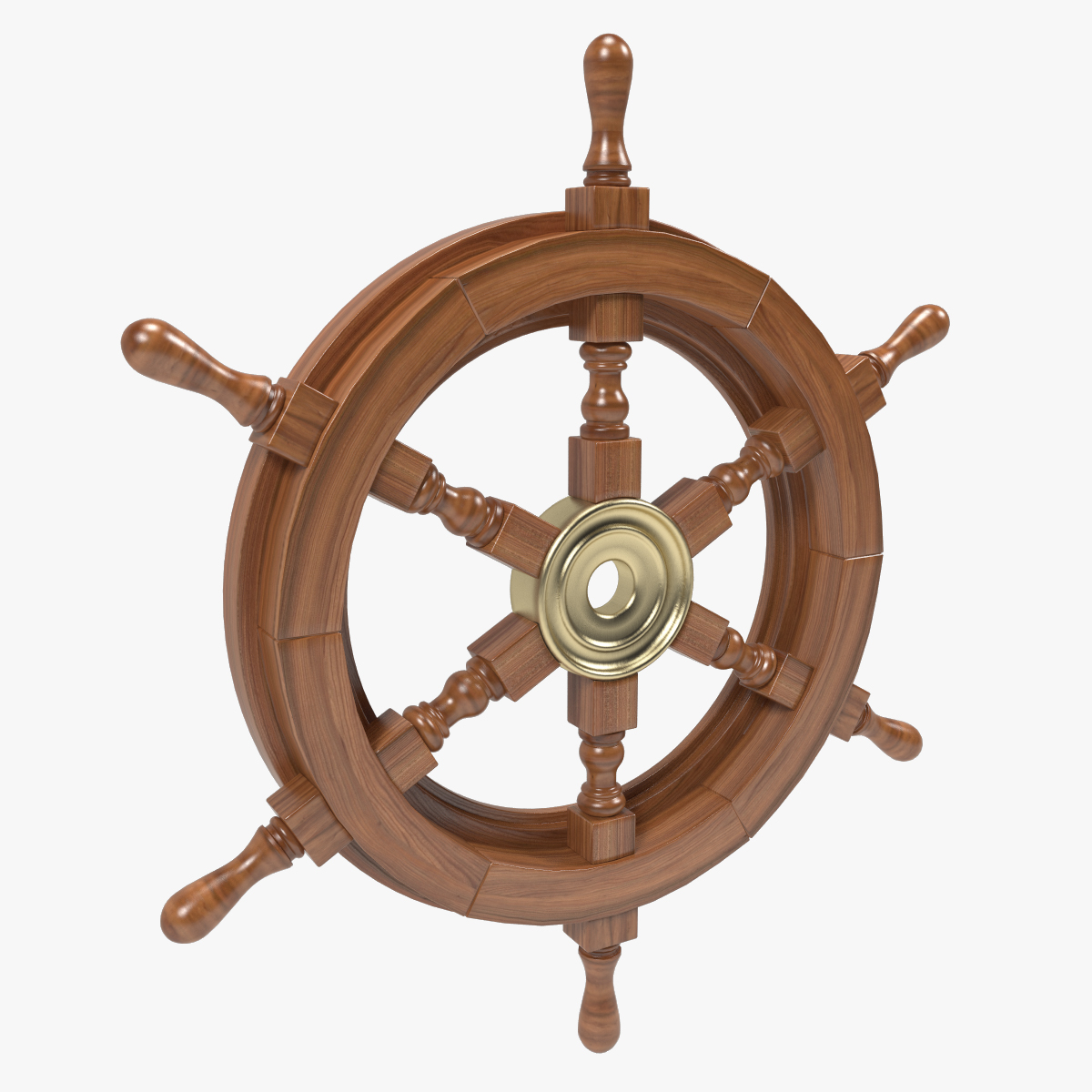 3d model ship s helm