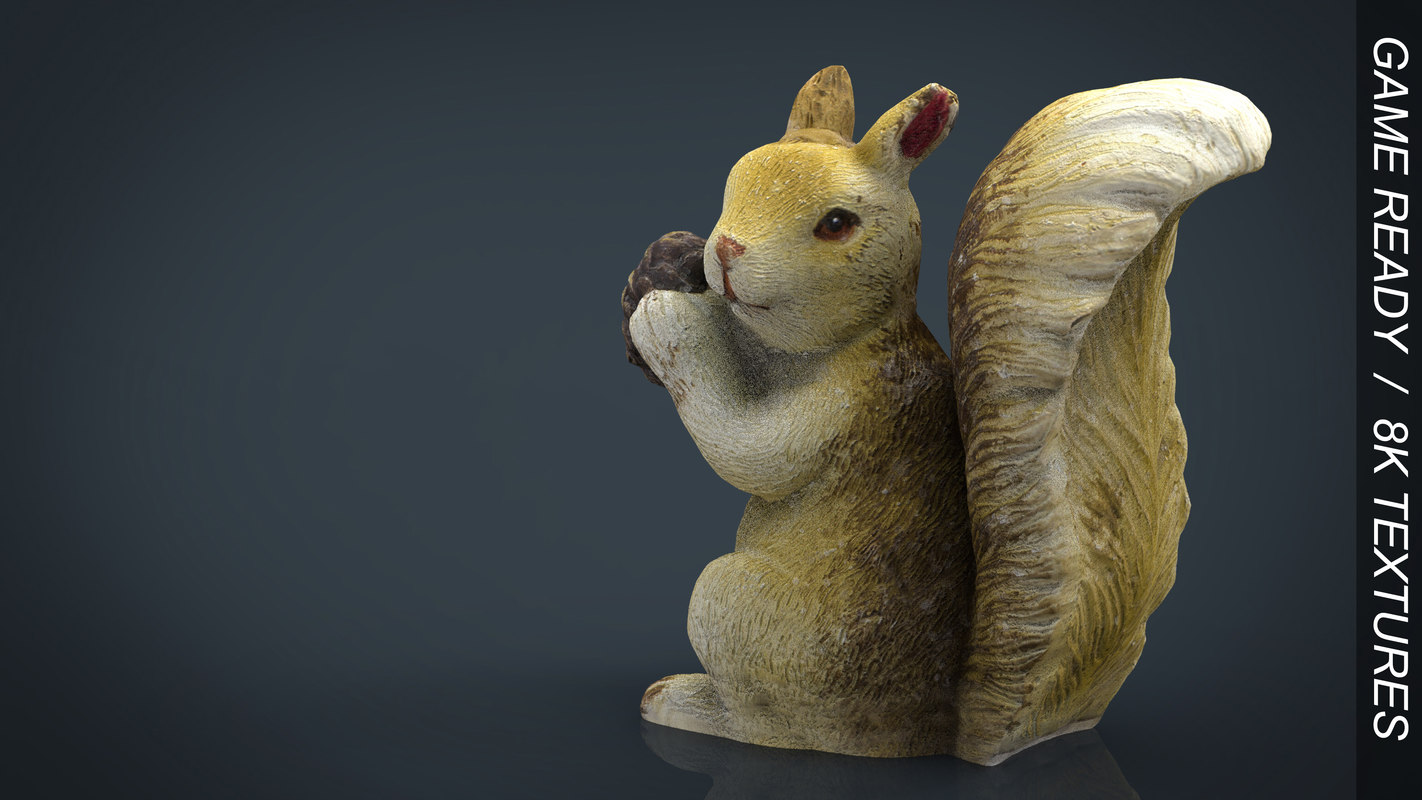 3d squirrel model