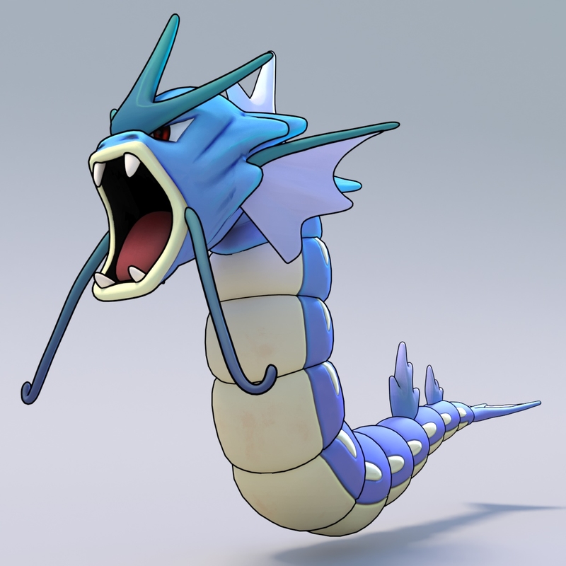 Pokémon Gyarados Modelo 3D - TurboSquid 1099355
