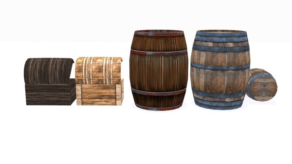 max wooden barrel chest