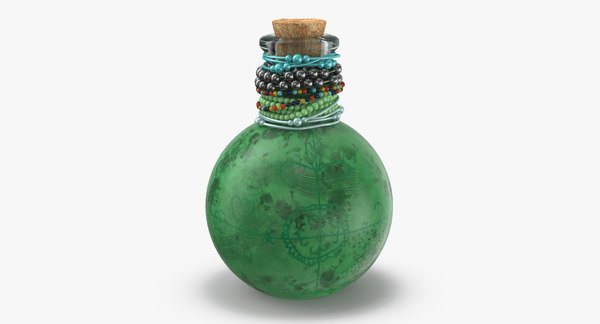 voodoo spirit bottle 02 3d max